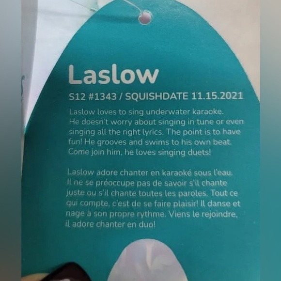 Squishmallows | Toys | Nwt 5 Laslow The Beluga Whale Squishmallow ...